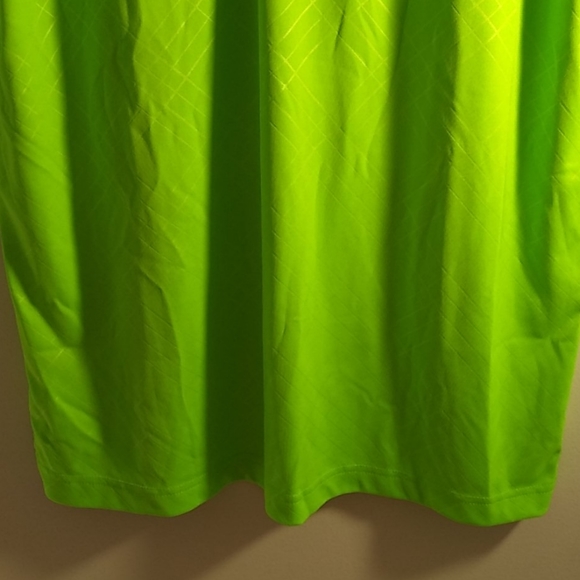 Pro Tour | Shirts | Mens Neon Green Diamond Pattern Gold Shirt | Poshmark